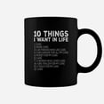 Car Lover Funny Gift Ten Things I Want In Life Cars Coffee M - Walmart.com