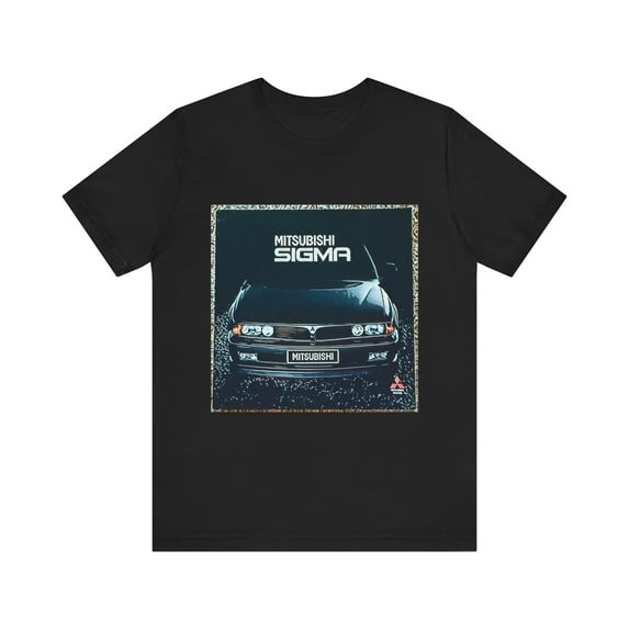 Car Lover Tee, Graphic T-Shirt, Mitsubishi Sigma, Unisex Retro Art ...