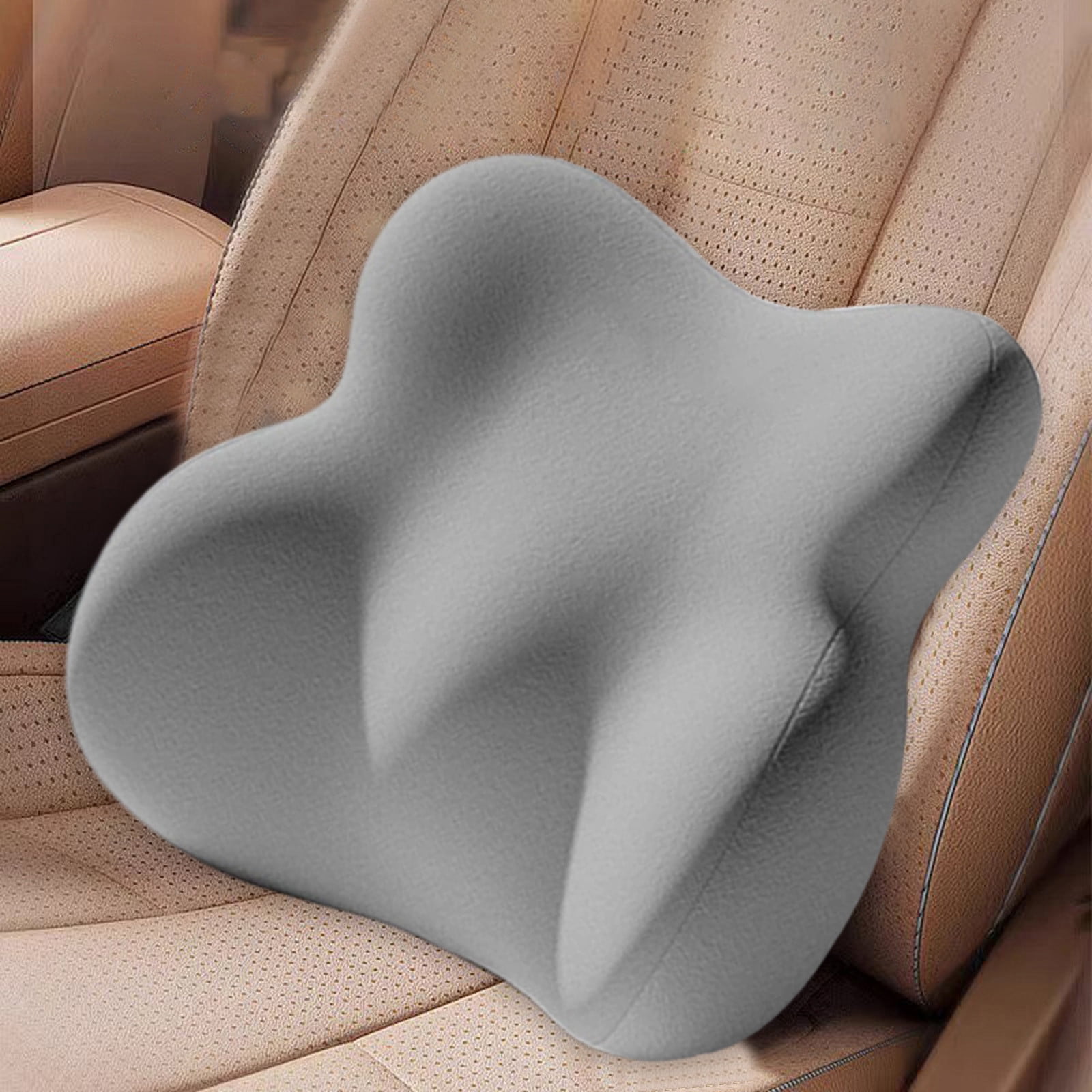 Car Lumbar Support Cushion,Breathable Mesh Backrest,Ergonomic Design ...