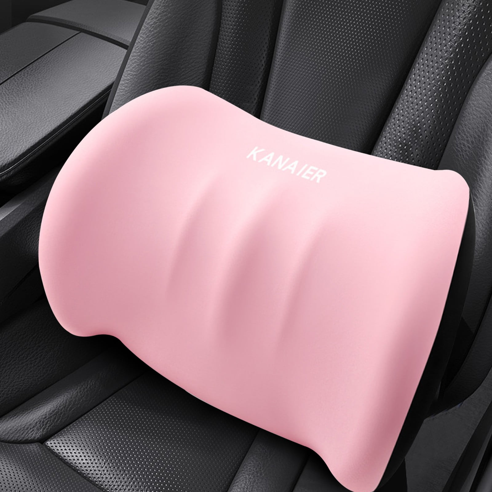 Car Lumbar Support Cushion - Memory Foam Lumbar Cushion, Portable and ...