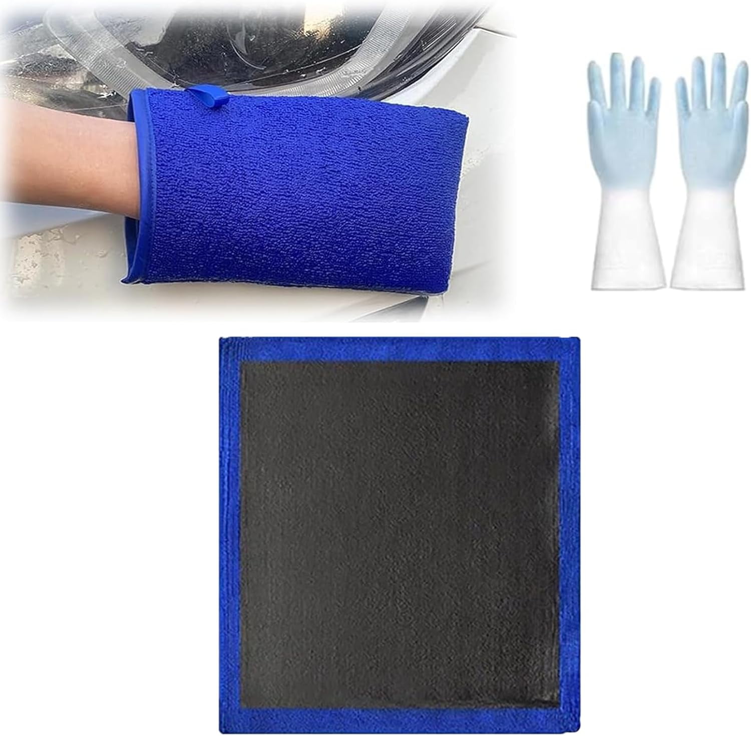 Car Magic Clay Towel, 12''X12'' Microfiber Clay Towel, Clay Bar Towel ...