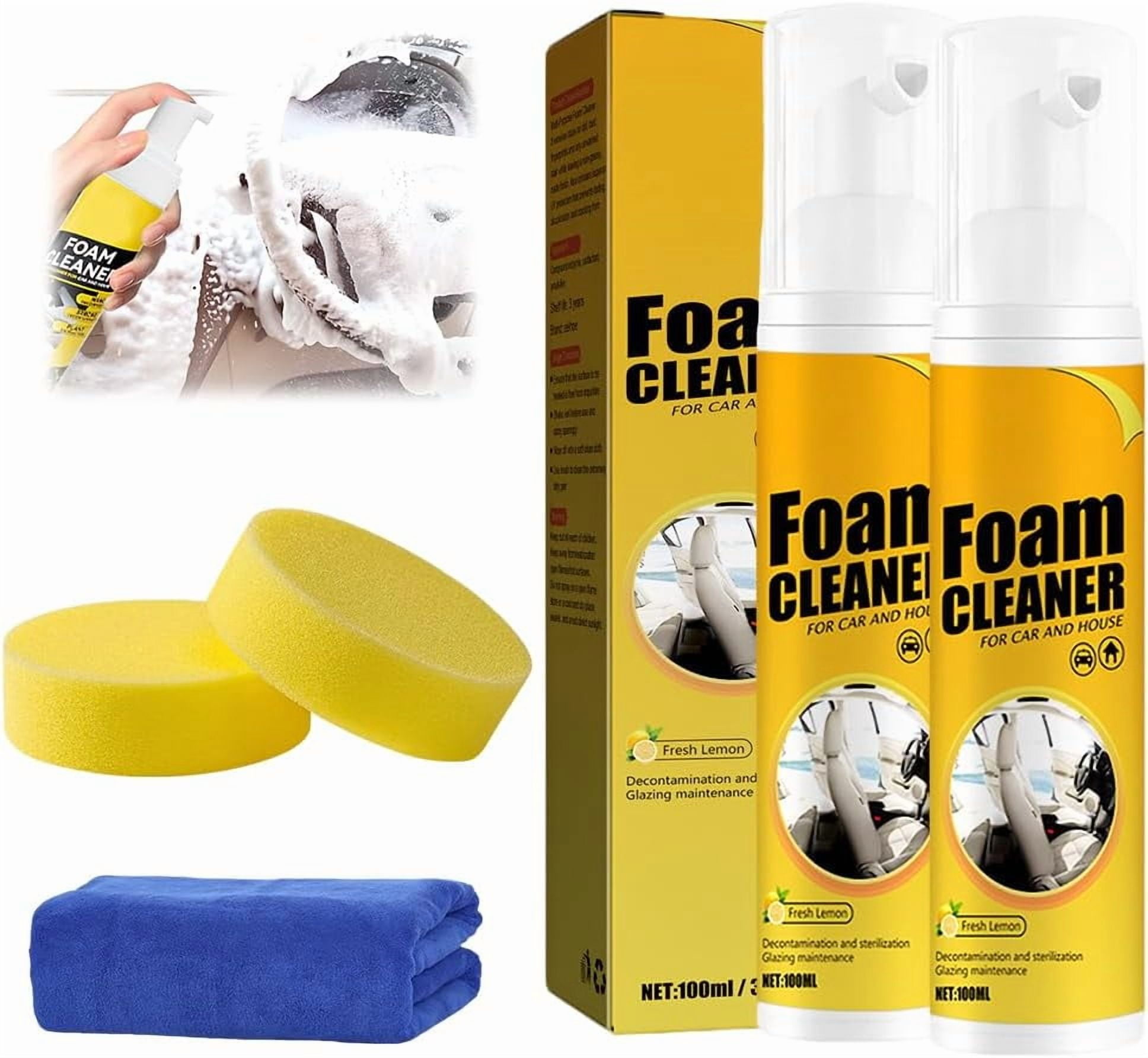 Car Magic Foam Cleaner, 2025 New Car Steering Wheel Foam Cleaner Magic ...