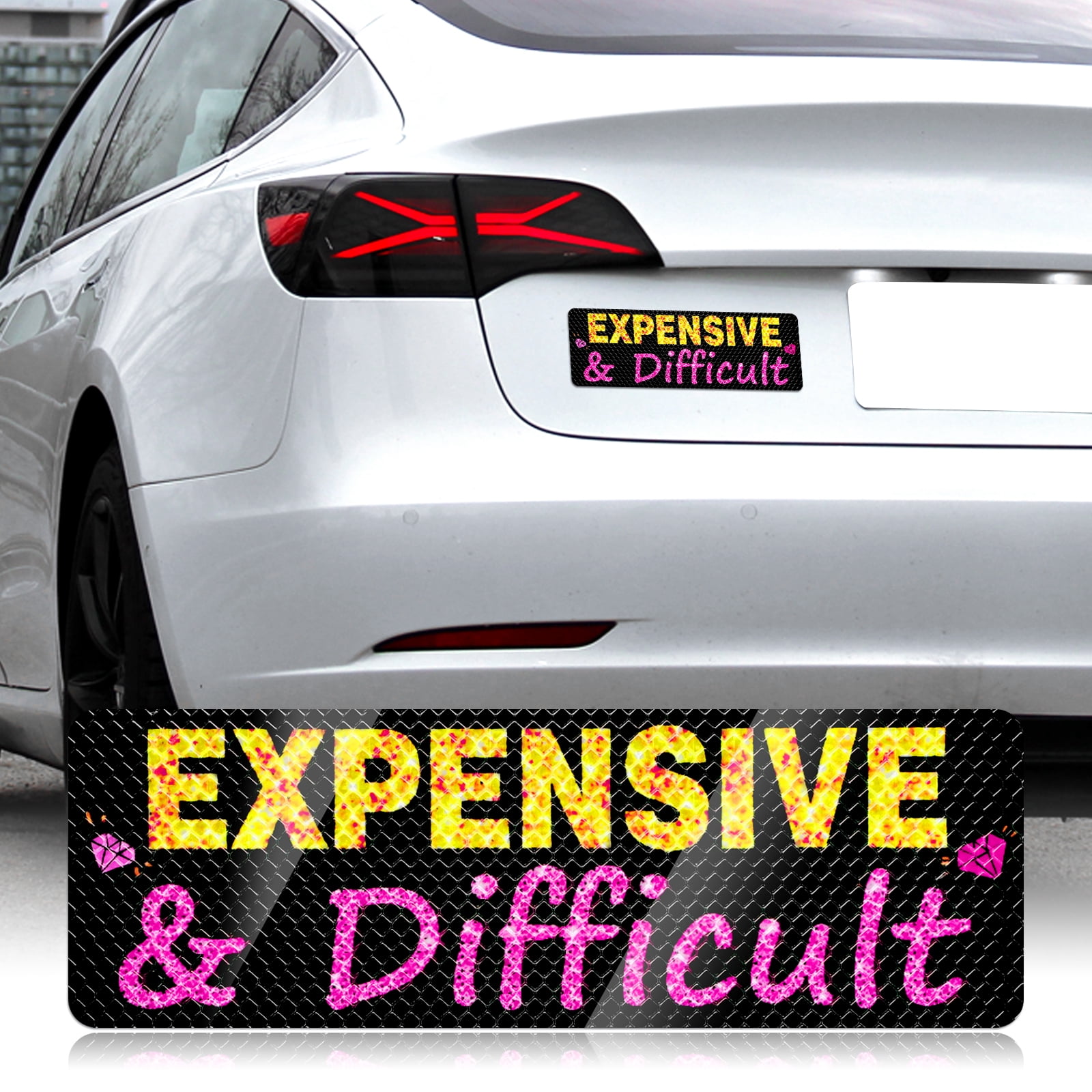 Car Magnetic Sticker Reusable New Driver Sticker Warning Safety Sign ...