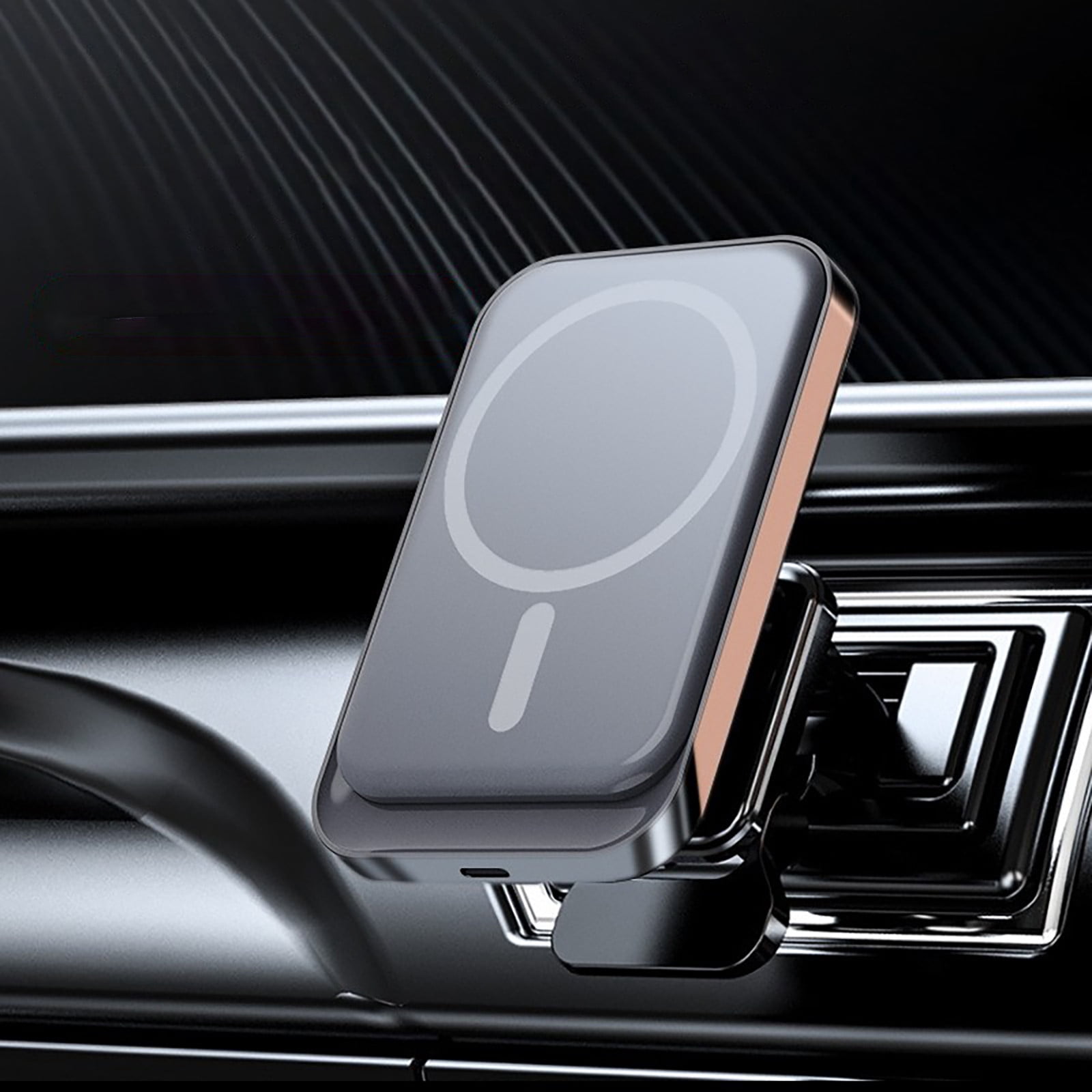 Car Magnetic Suction Wireless Charging Outlet, Wireless Charger Mobile ...