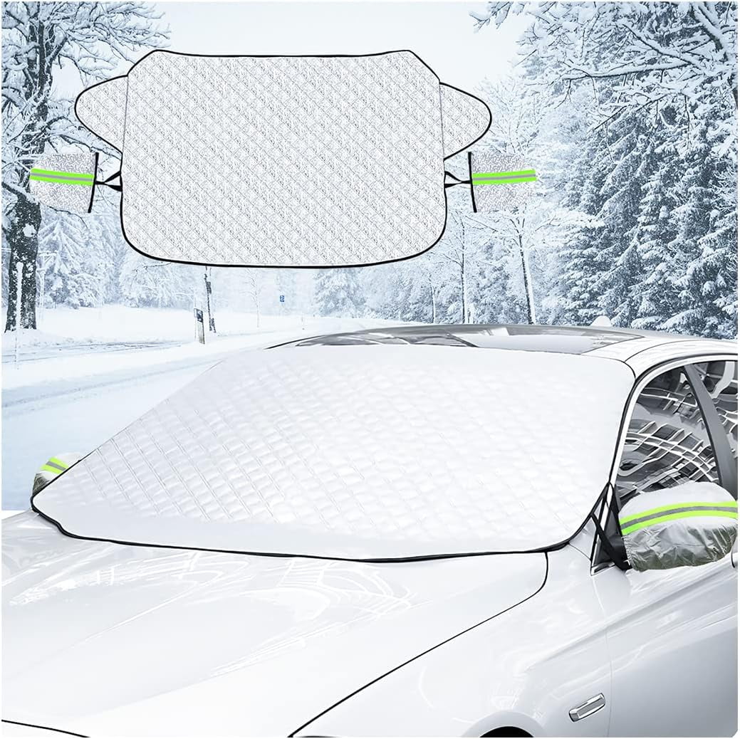 Car Magnetic Windshield Snow Cover, 4 Layers WAaterproof Windproof ...