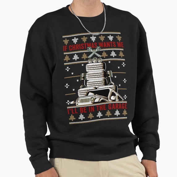 Car Mechanic Funny Christmas Unisex Sweatshirt Funny Retro Vintage ...