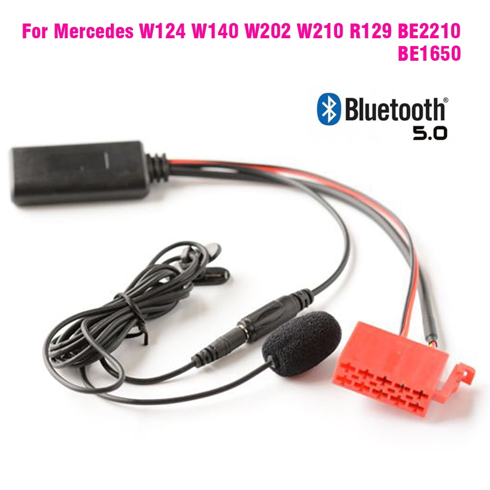 Car Mercedes Bluetooth wireless microphone adapter stereo AUX IN music ...