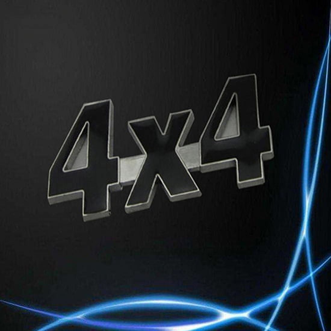Car Metal 3D 4x4 Displacement Badge Truck Auto Motor Sticker Decoration ...