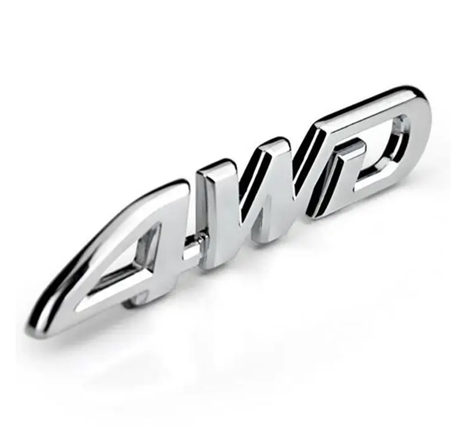 Car Metal Badge Sticker 4WD Displacement Emblem Badge All Wheel Drive ...