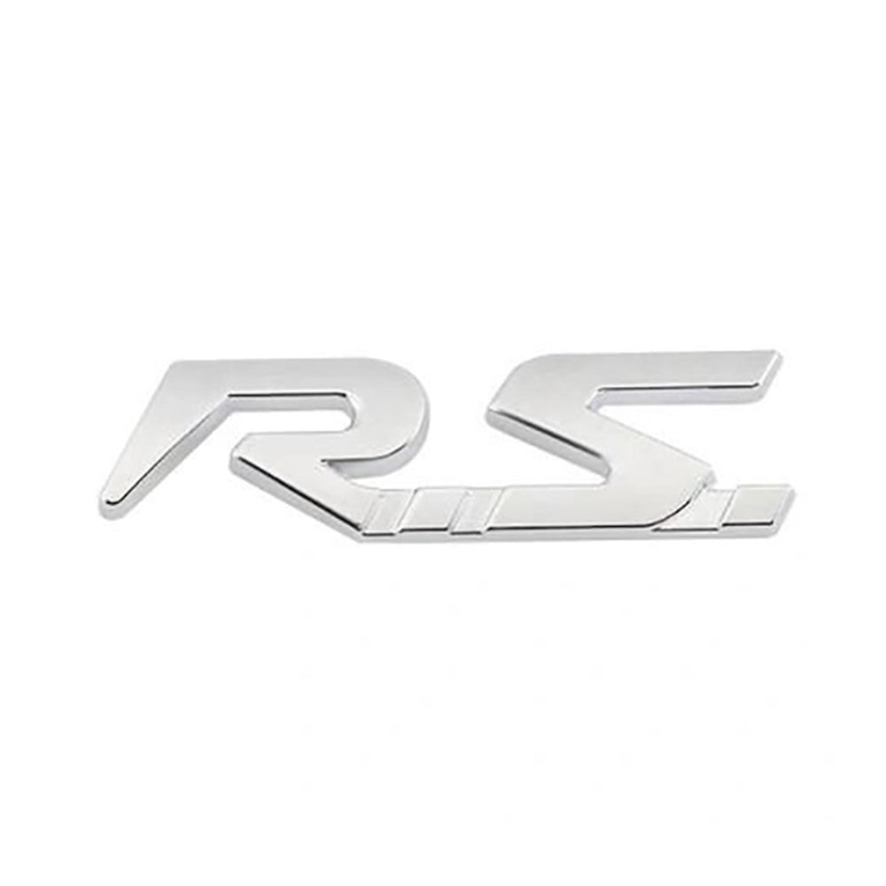 Car Metal GT RS Sport Badge Emblem Decal Sticker For Renault Logan Clio ...