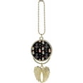 Car Mirror Hanging Accessories, Angel Wings Charm Engraving Picture ...