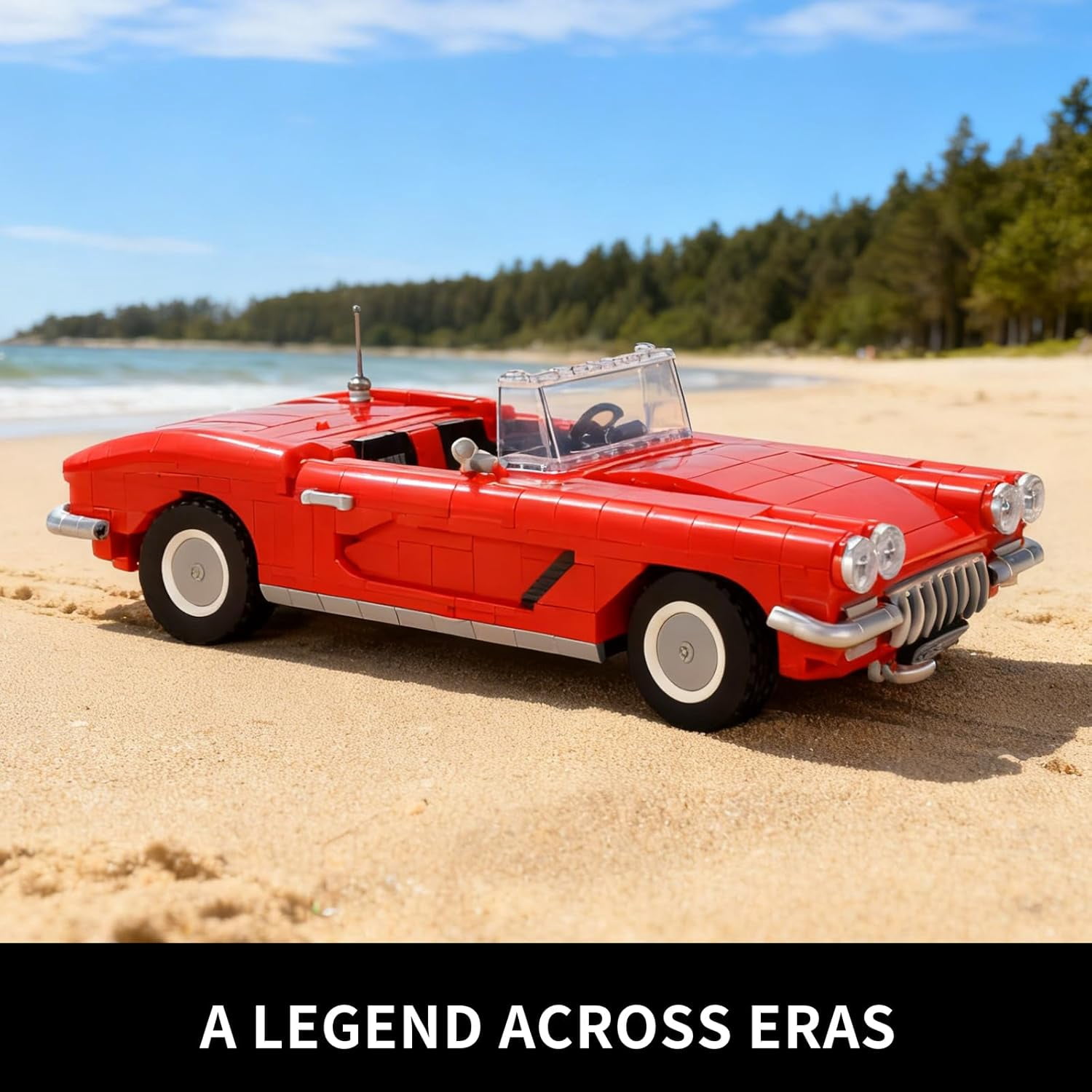 Car Model Building Set, Compatible with Lego Car 1285 PCS, Removable ...