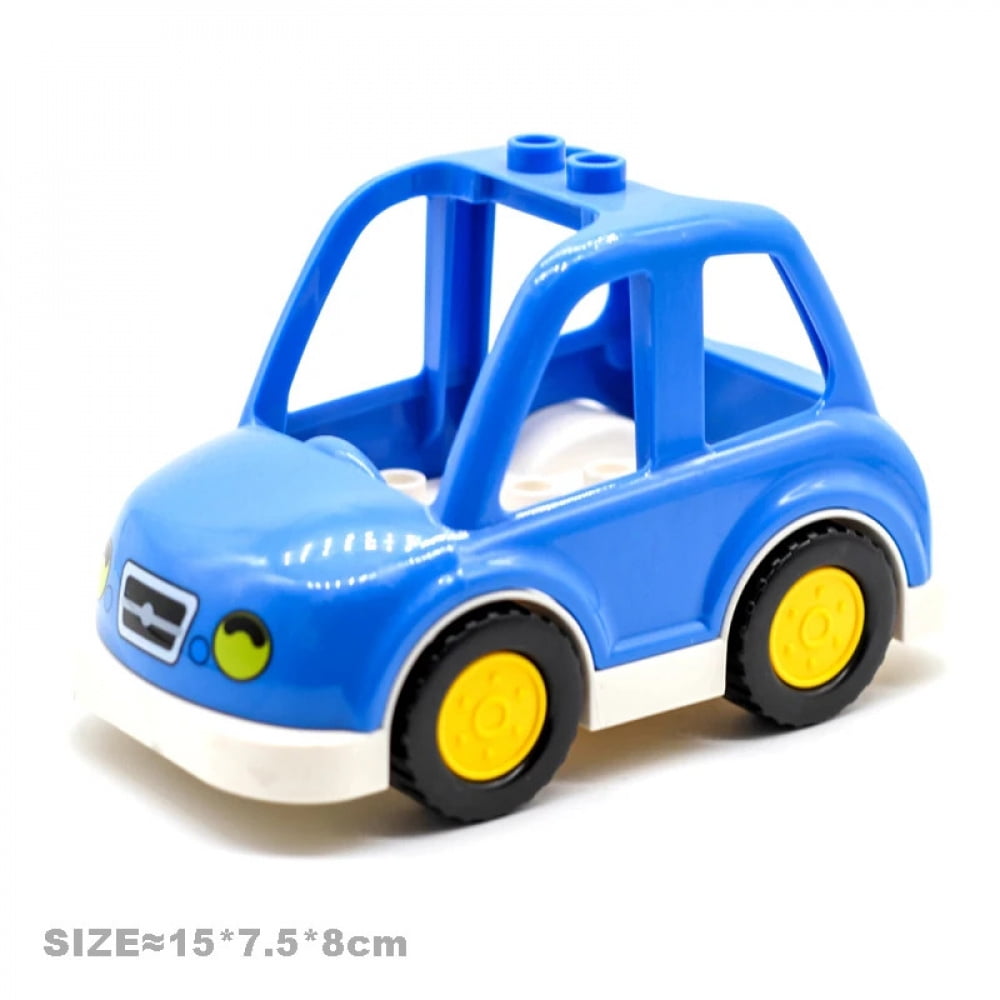 Car Model Children Assemble Toys Big Building Blocks City Traffic Parts ...