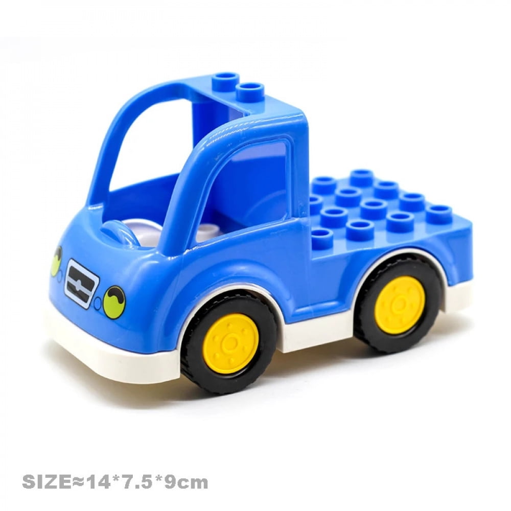 Car Model Children Assemble Toys Big Building Blocks City Traffic Parts ...