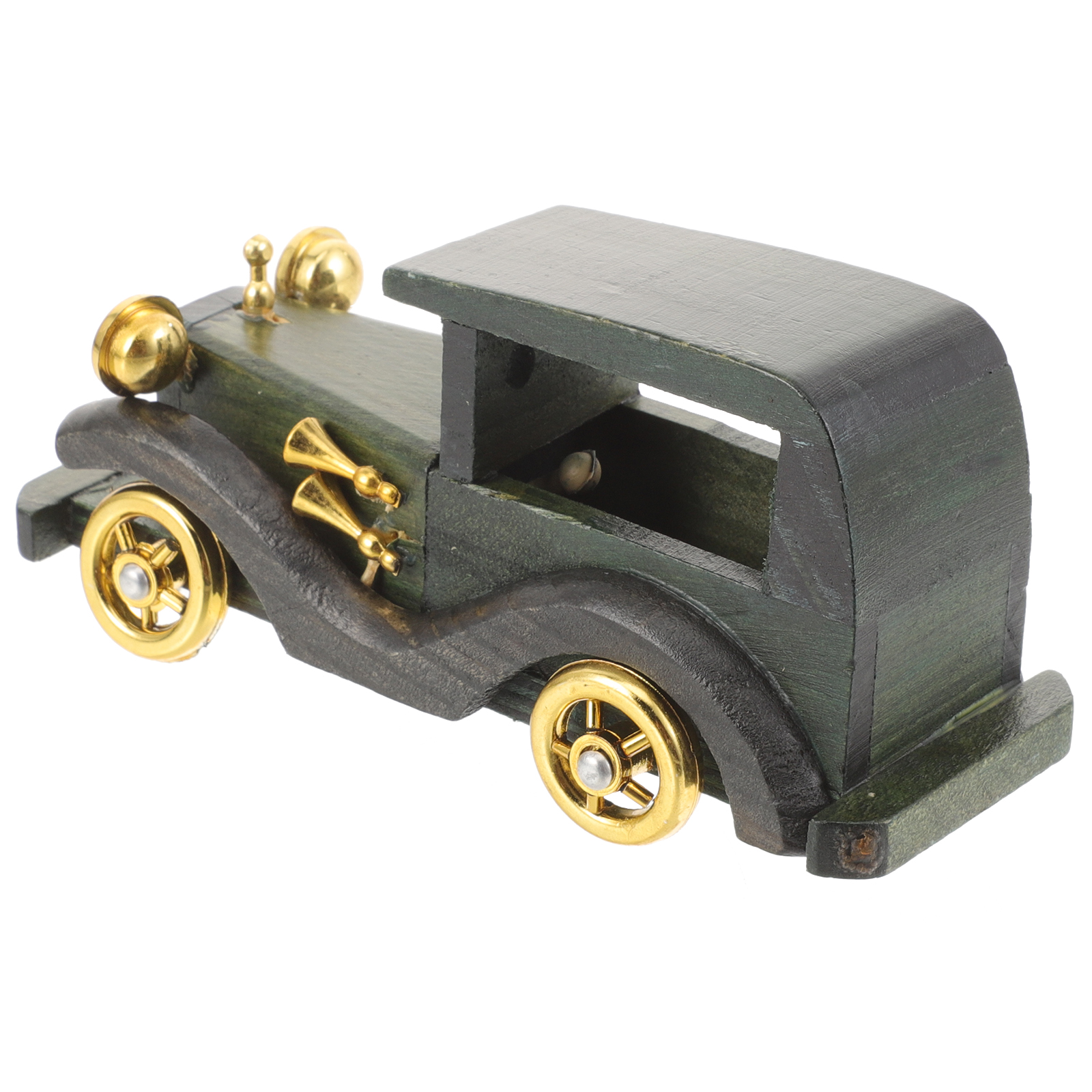 Car Model Ornaments Decor Decoration for Bedroom Wooden Antique Cars ...
