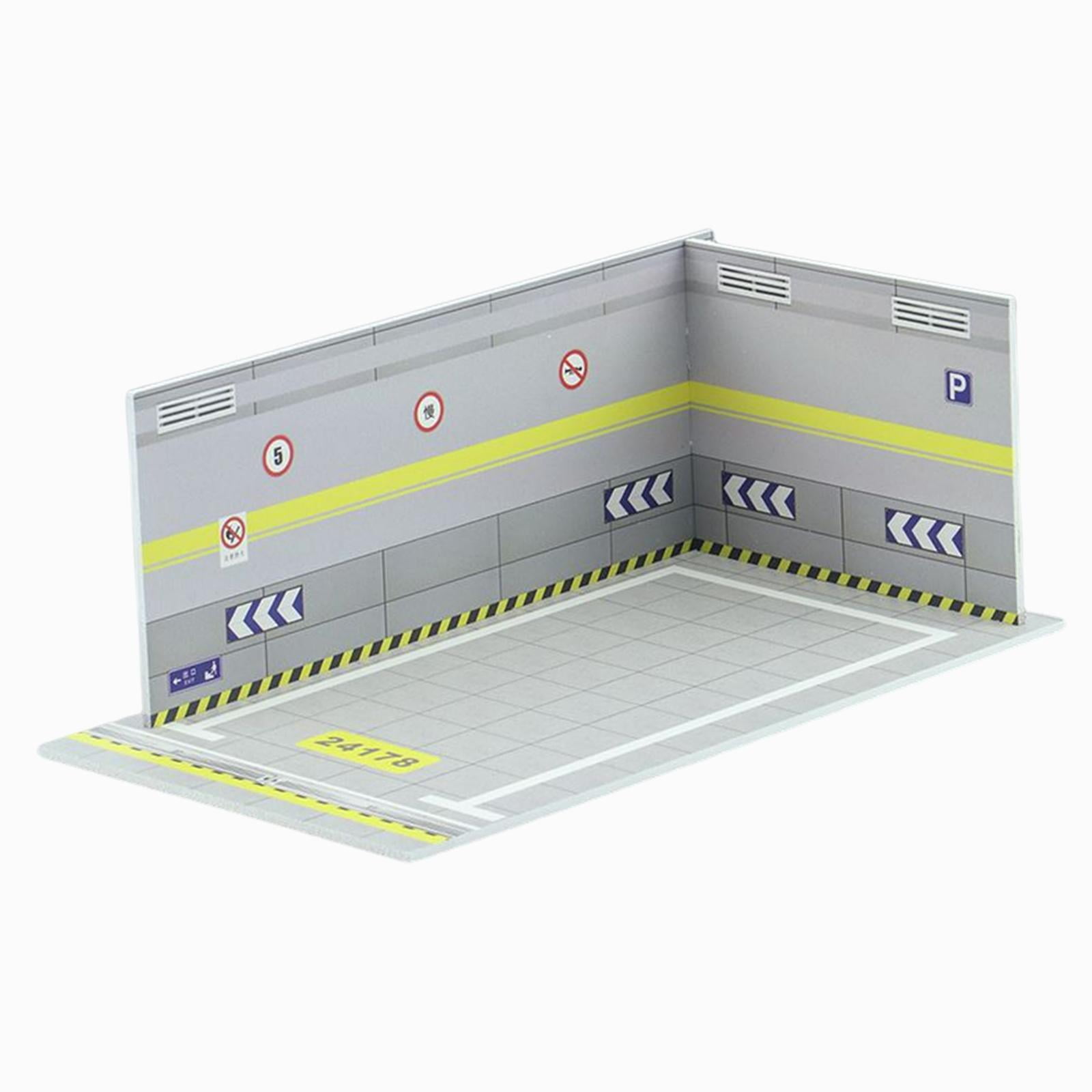 Car Model Parking Lot Scene 1/24 Display Car Garage Toy for Automobile ...