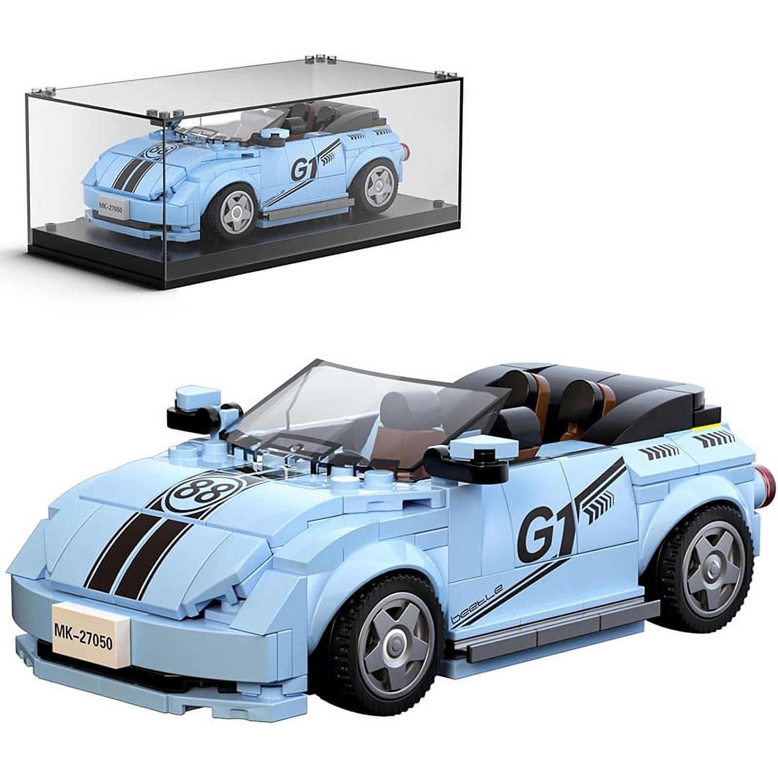 Car Models Building Toys with Display Case, Collectible Model Car Kits ...