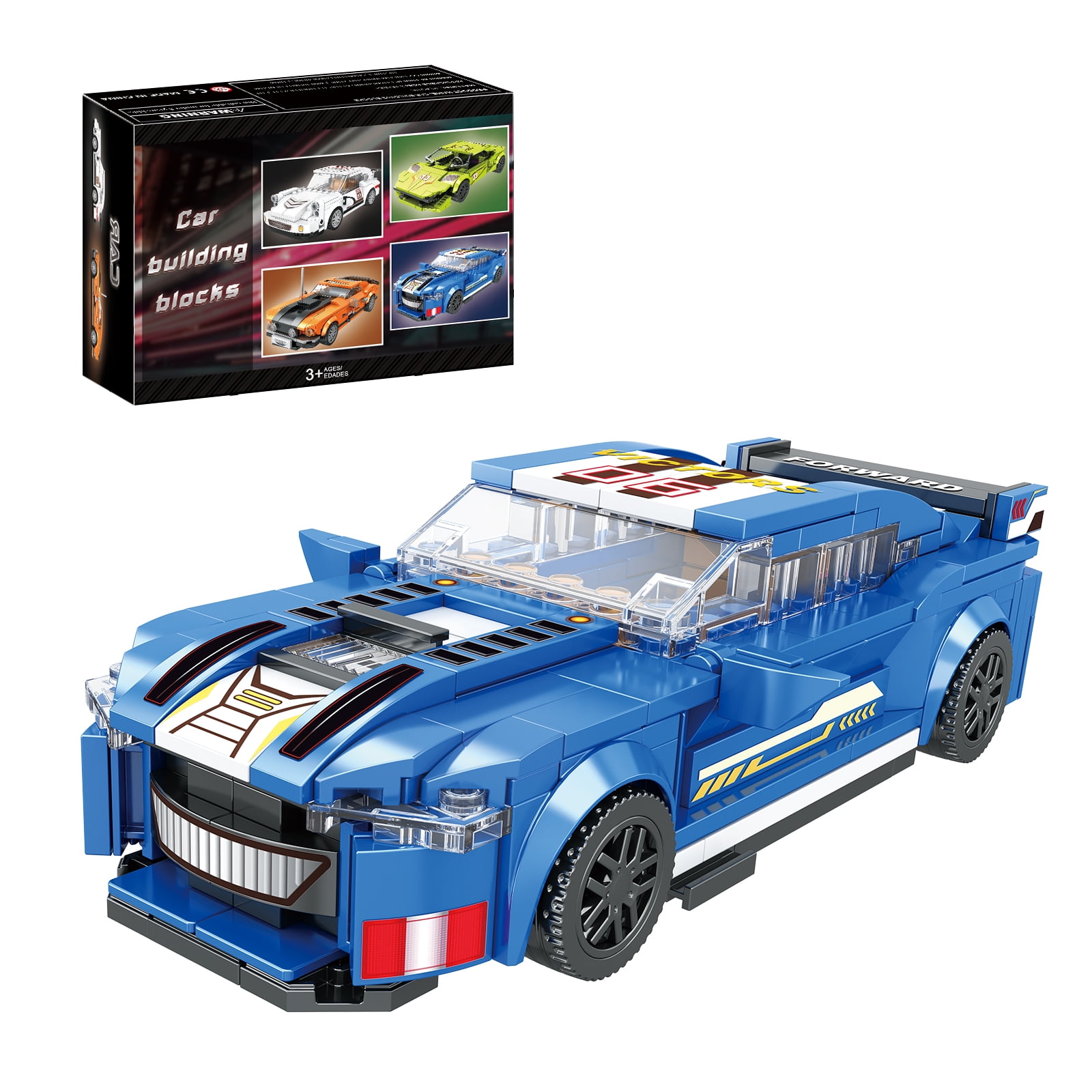 Car Models Building Toys Sportscar Building Block Sets Collectible ...