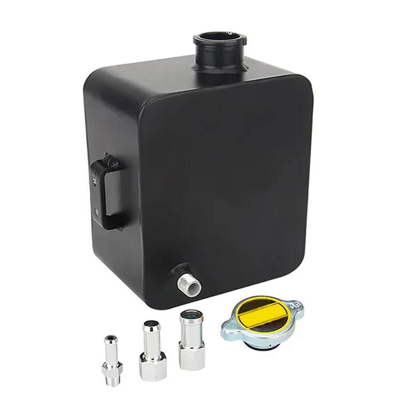 Car Modification Permeable Bubble Pot Aluminum 2.5L Coolant Radiator ...