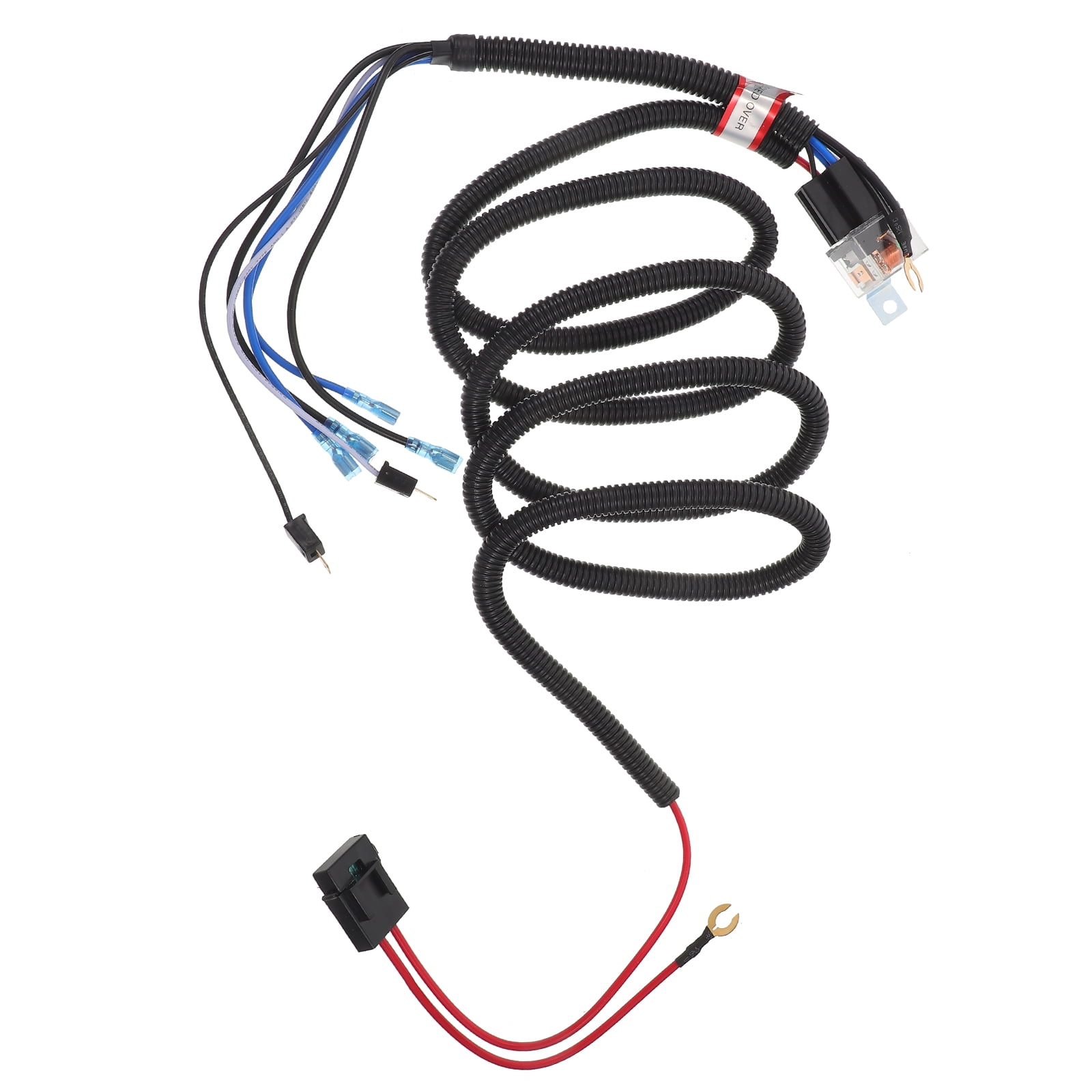 Car Modification Wiring Harness Horn Connector Adapter Kit Relay Plug ...