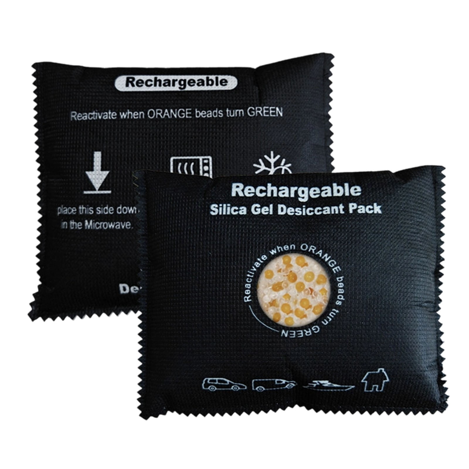 Car Moisture Absorber Bags, Reusable Dehumidifier Bags, Portable ...