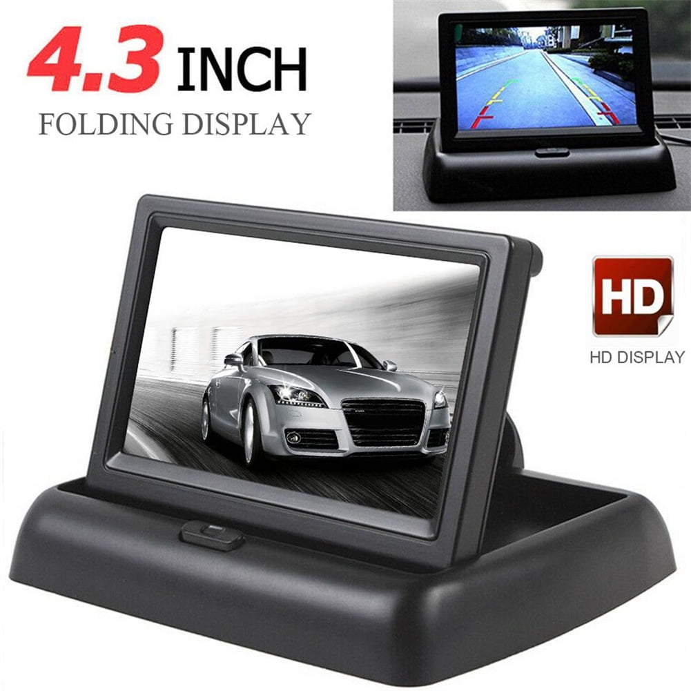 Car Monitor 4.3 inch Tft LCD Screen Folding Night Vision for Rear View ...