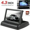 Car Monitor 4.3 inch Tft LCD Screen Folding Night Vision for Rear View ...