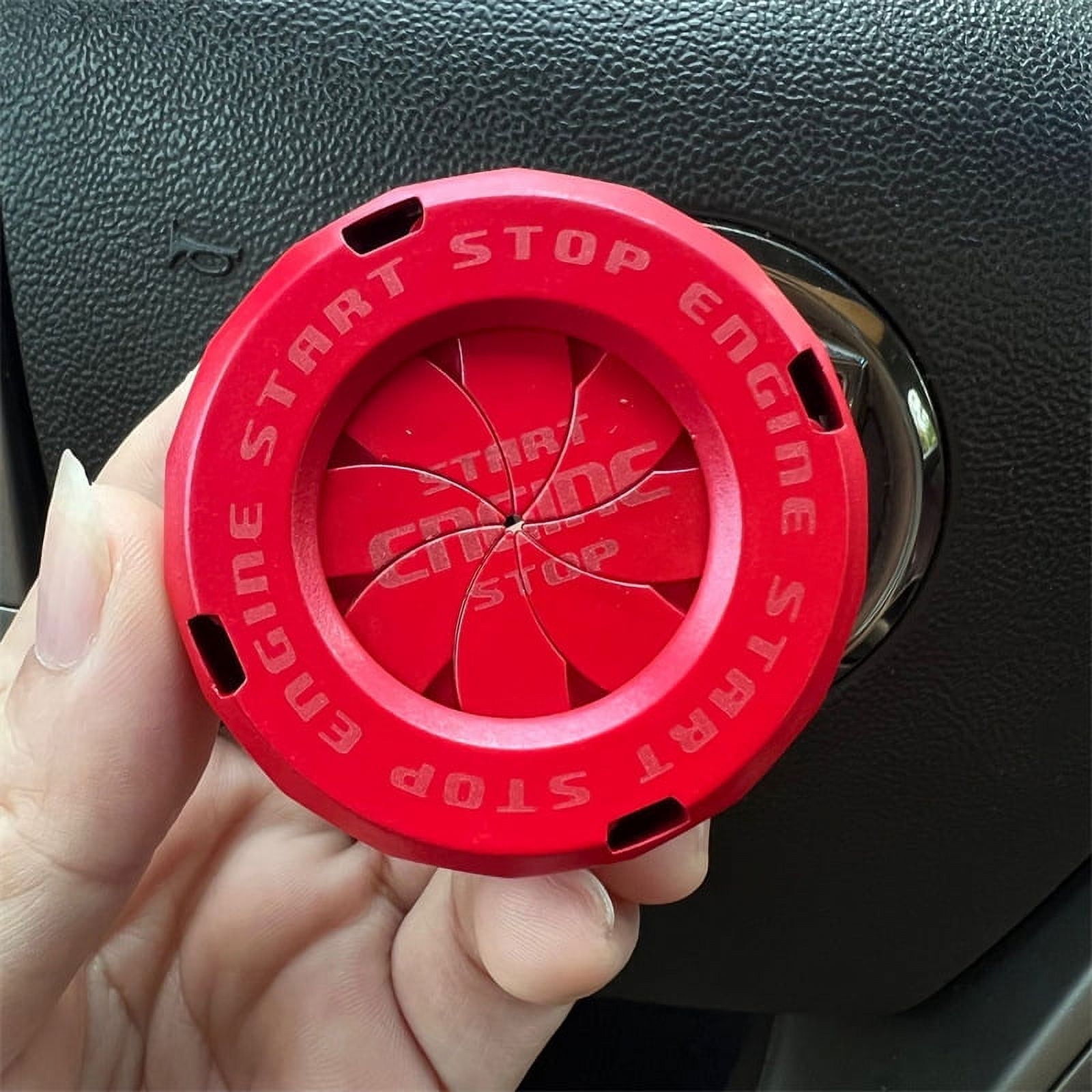 Car Moto Engine Start Stop Button Cover Ignition Switch Blade-type ...