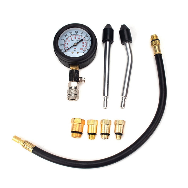 Car 0-300psi Gasoline Engine Compression Tester Auto Petrol Gas ...