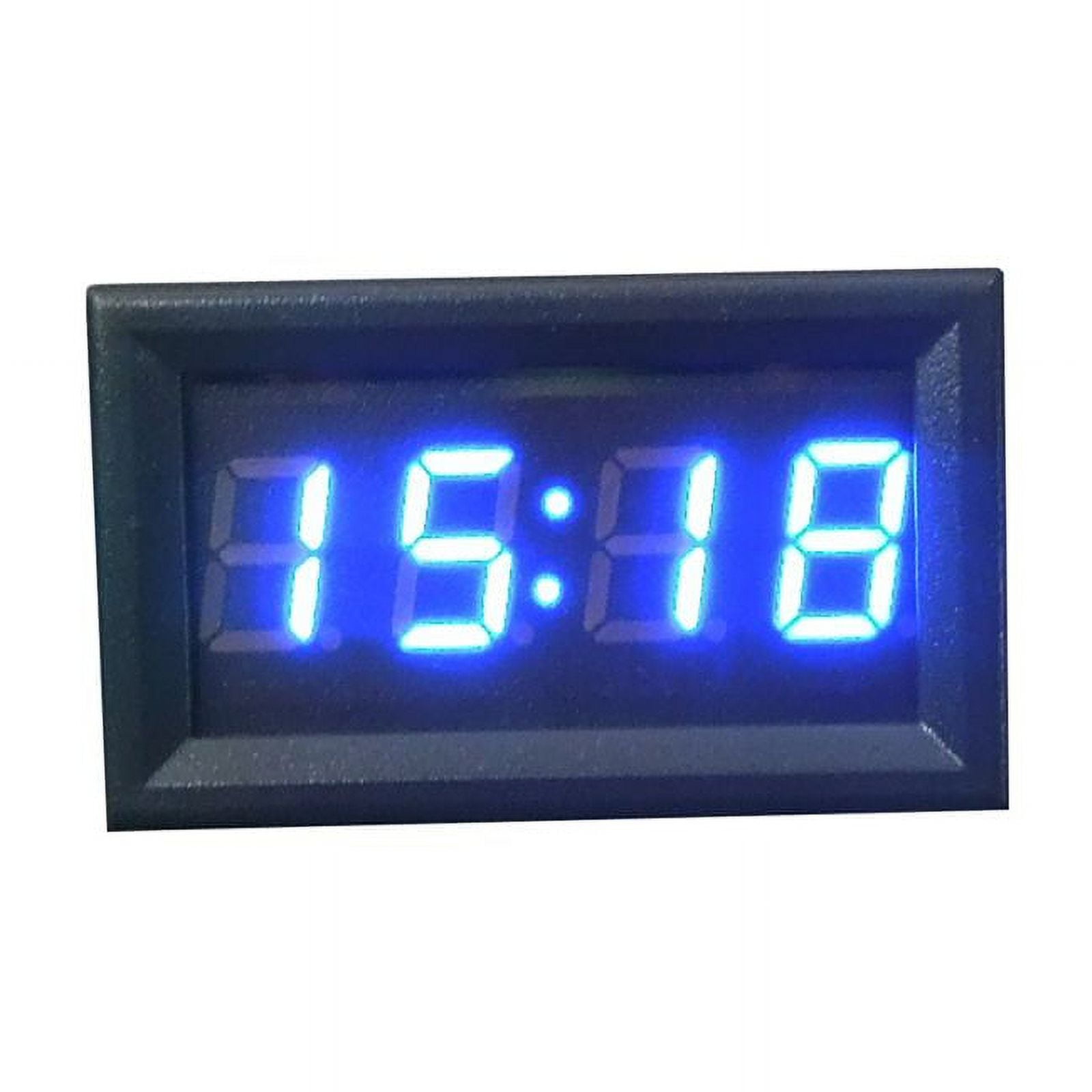 Car Motorcycle Accessory 12V/24V Dashboard LED Display Digital Clock BU ...