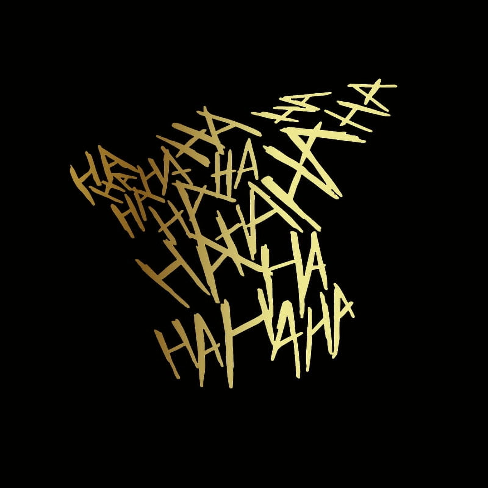 Car Motorcycle Sticker HAHAHA Joker Motorcycle Helmet Stickers Car ...