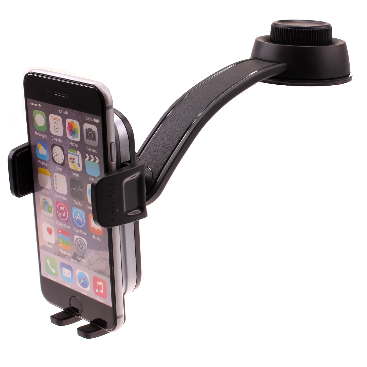 Car Mount Dash Phone Holder for iPhone 15/16/Plus/Pro/Pro Max/16e ...