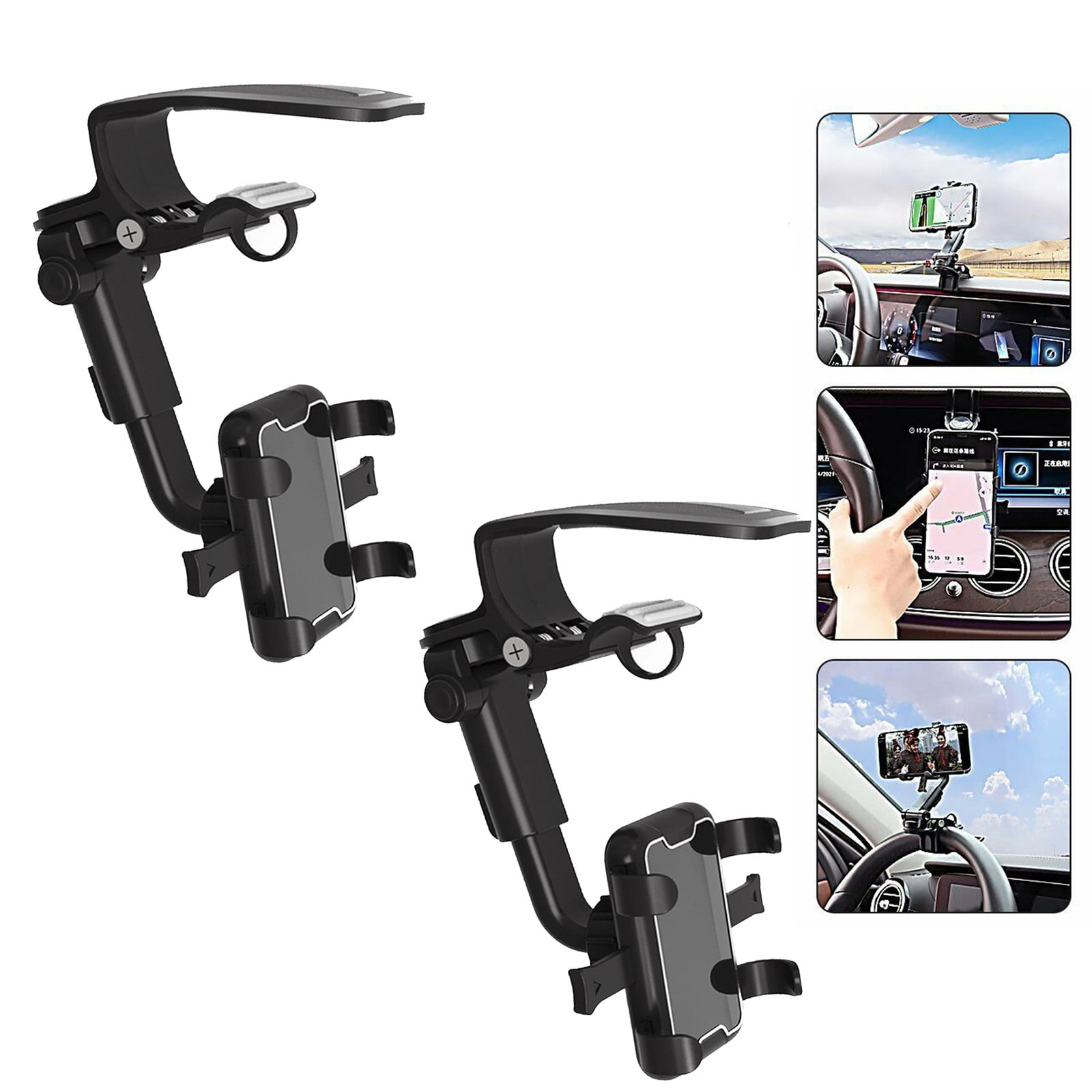 Car Mount For Iphone Universal Car Sun Visor Phone Clip Mount Stand For ...
