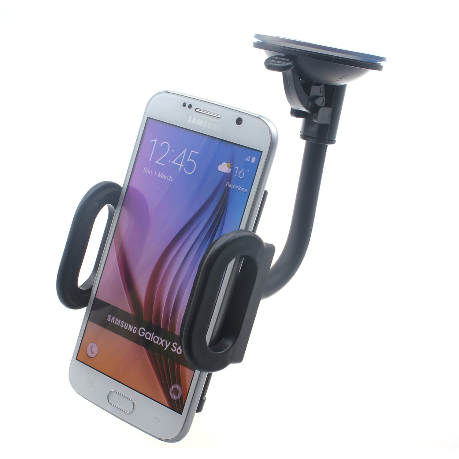 Car Mount Windshield Holder Glass Cradle Swivel Dock Suction Stand ...