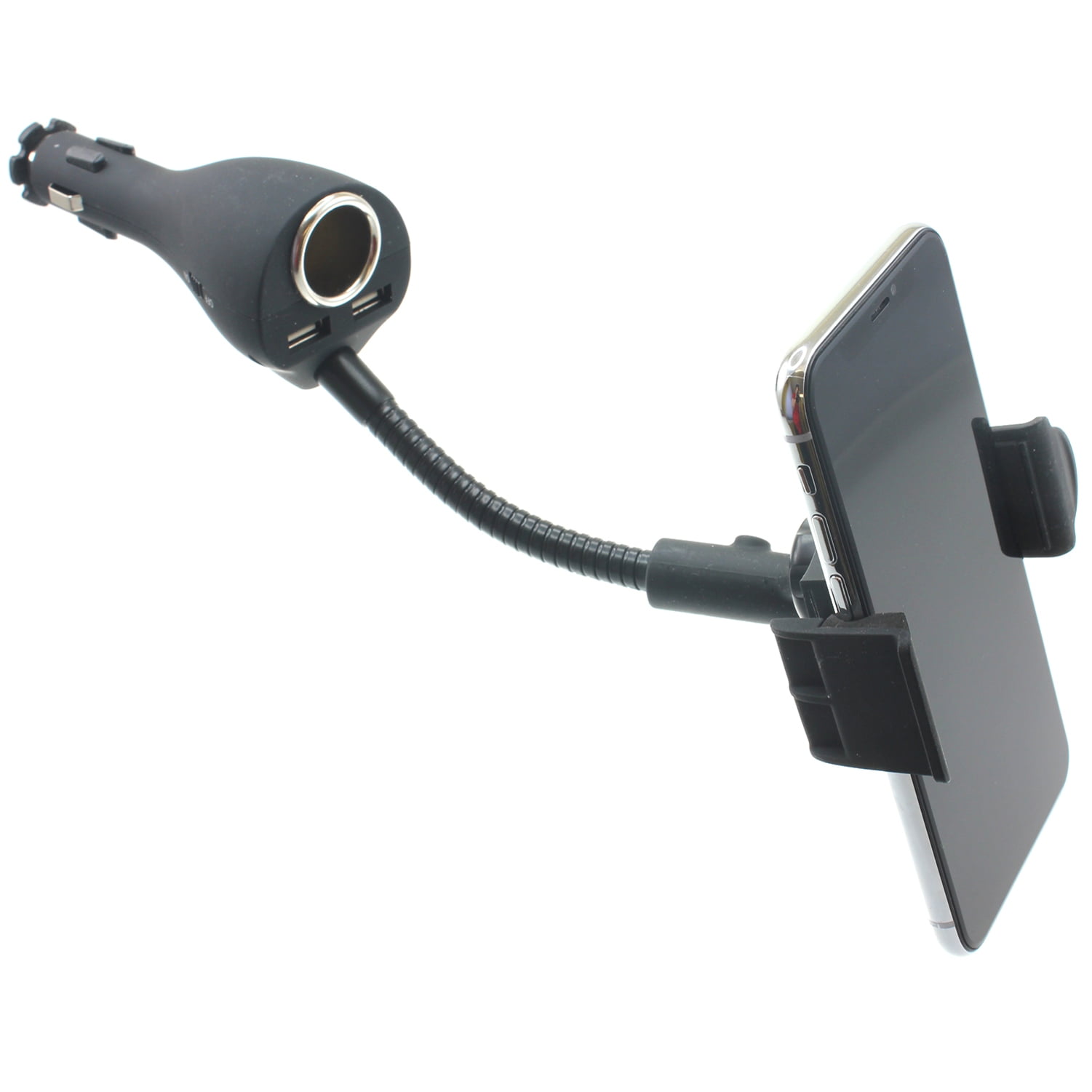Car Mount for Nokia C200 - Charger Holder DC Socket USB 2-Port Cradle ...