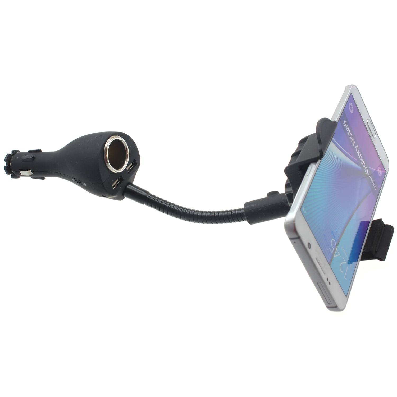 Car Mount for TCL ION Z/X - Charger Holder DC Socket USB 2-Port Cradle ...