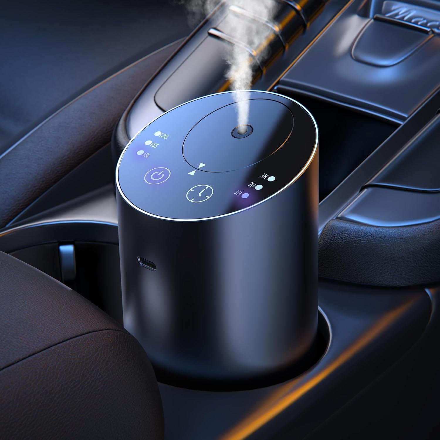 Car Mounted Aroma Diffuser USB Bedroom Office Waterless Aroma Diffuser ...