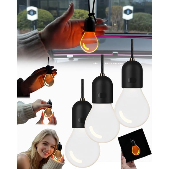 Car-Mounted Decorative LED Bulbs Switch Between Cozy Warm Yellow and ...