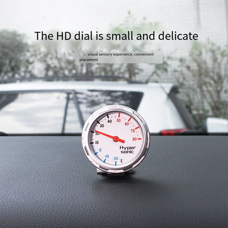 Car Mounted Tooth Shaped Thermometer Mini Mechanical Temperature ...