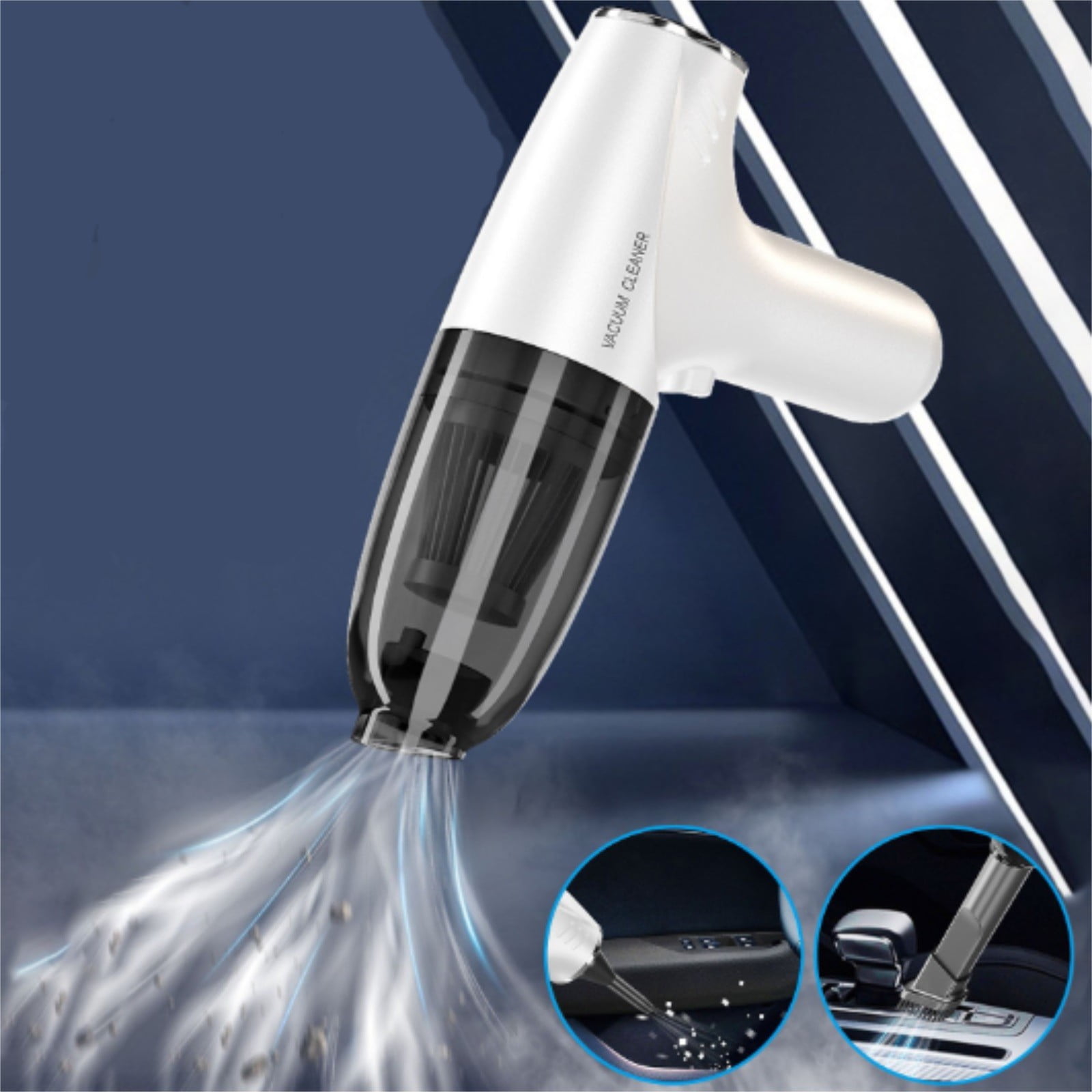 Car Mounted Vacuum Cleaner, Wireless Charging, Handheld Four In One ...