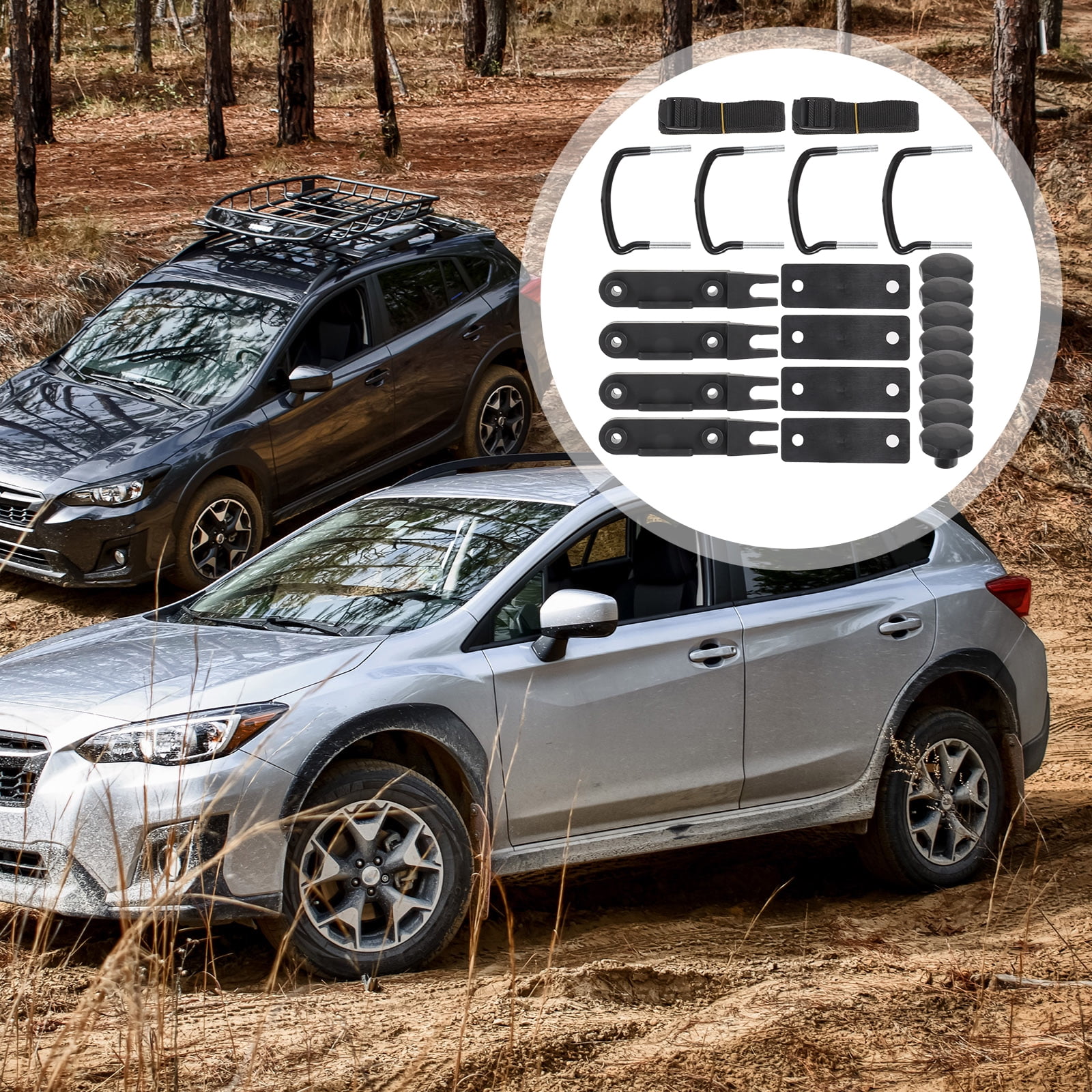 Car Mounting Fitting,Roof Rack Mounting Kit , Universal U-Bracket Set ...