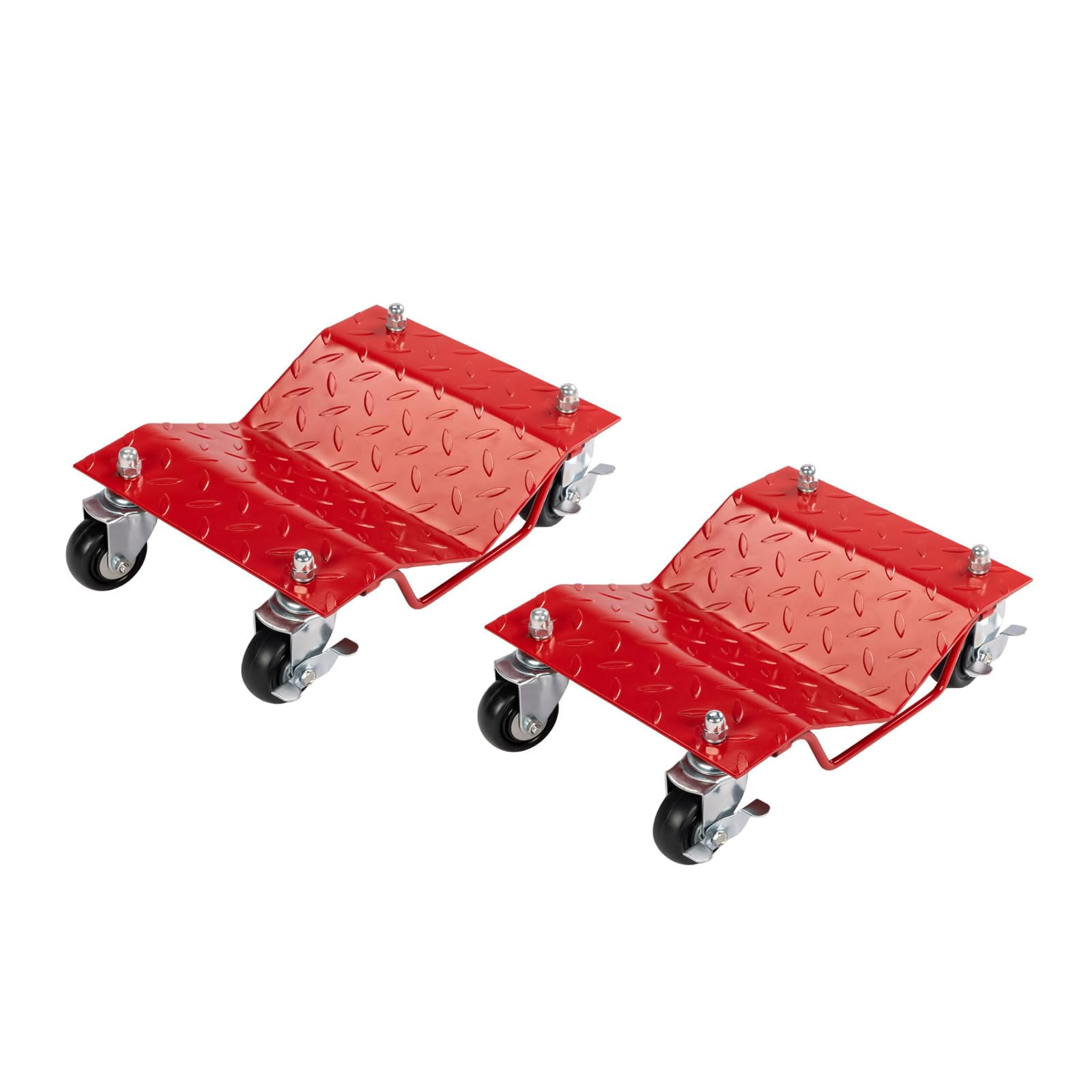 Car Moving Dolly Set of 2, 3000LBS Steel Frame with Anti-Slip Surface ...