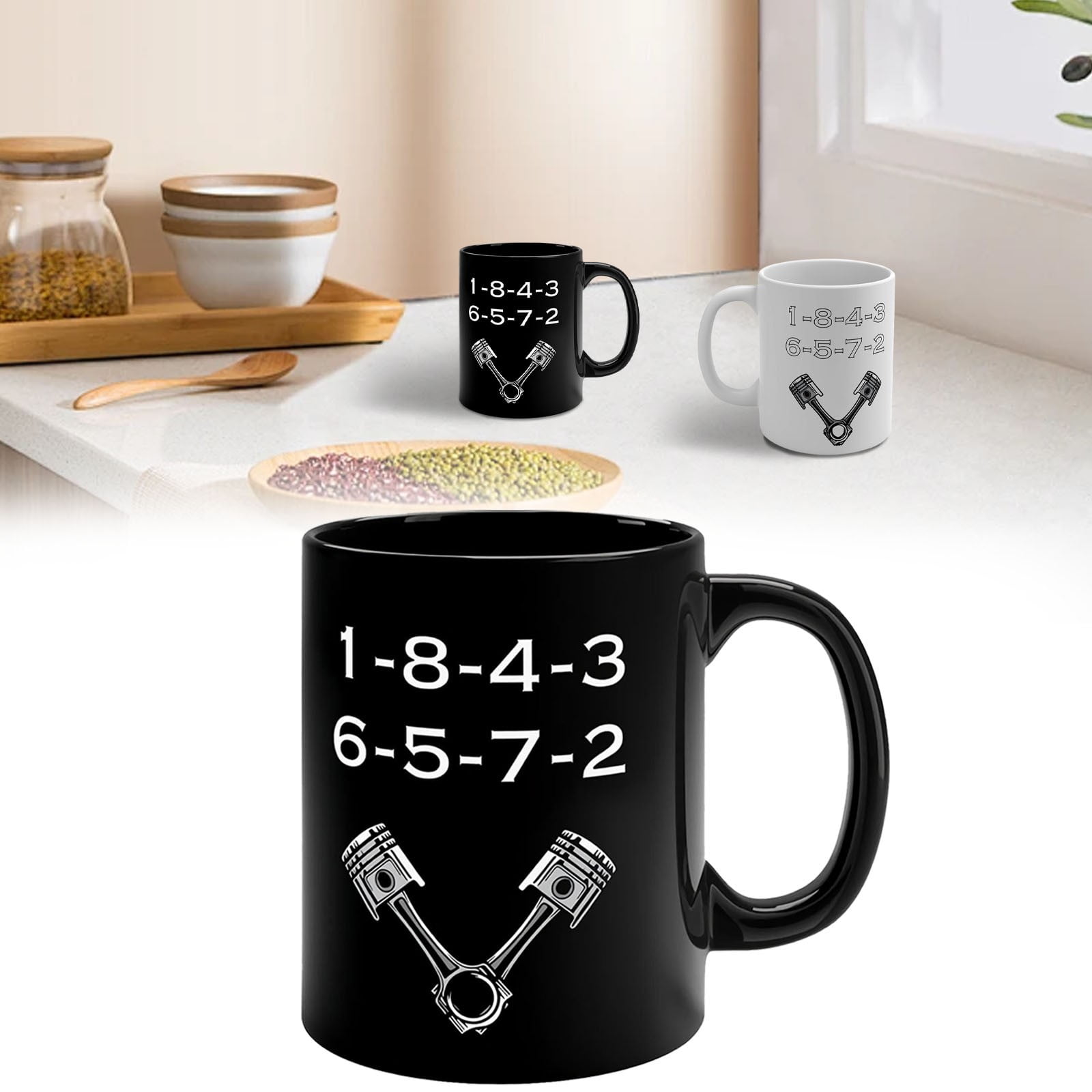 Car Mug Engine Car Mug With Firing Design Themed Ceramic Coffee Cup ...