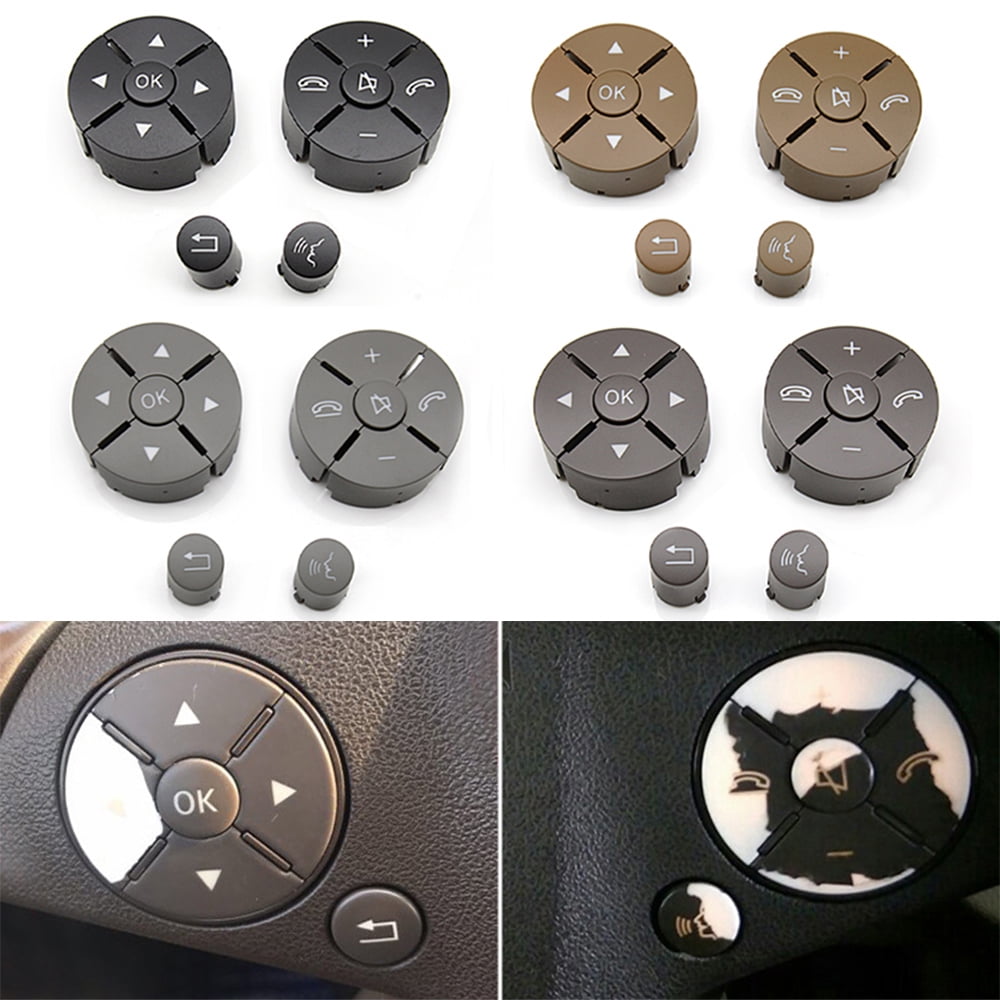 Car Multi-Function Steering Wheel Button Keys For Mercedes Benz C E GLK ...