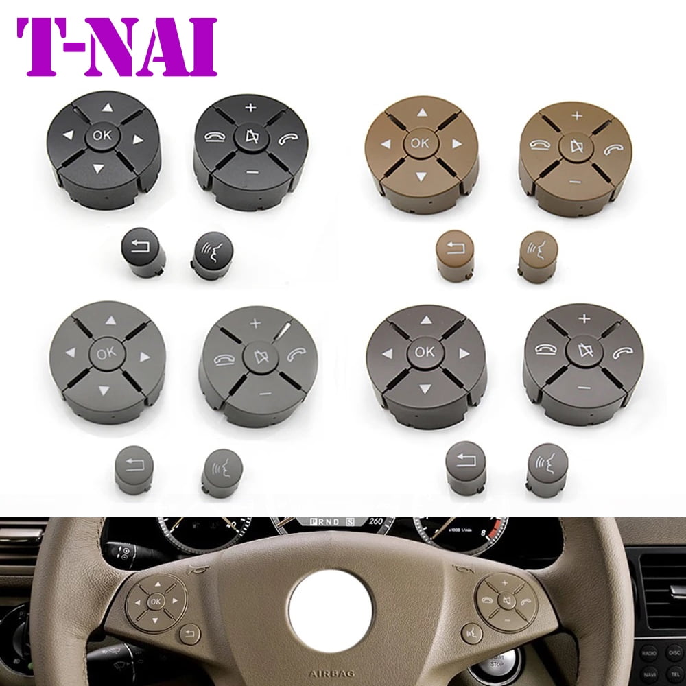 Car Multi-function Steering Wheel Switch Control Buttons For Mercedes ...