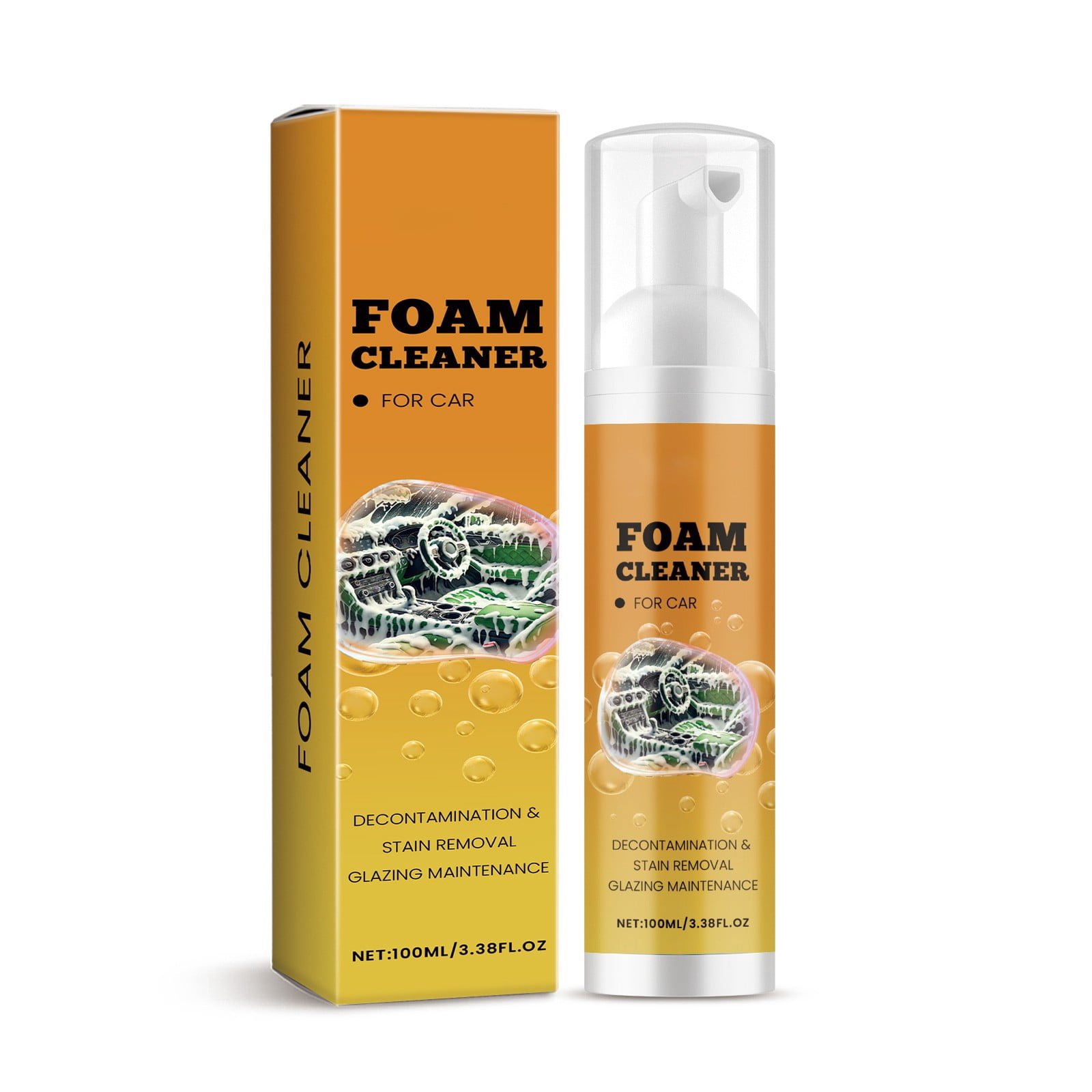 Car Multi-purpose Foam Cleaner Interior Maintenance and Waterproof Car ...