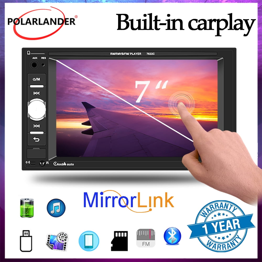 Car Multimedia Accessories MP5 player FM 2 DIN 7" Capacitive Screen ...