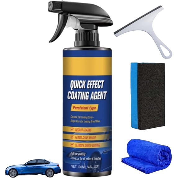 Car Nano Quick-Coat Spray, Car Coating Spray for Shine & Protection ...