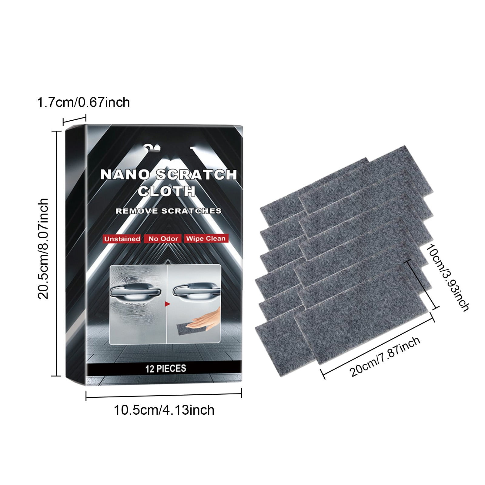Car Nanos Flash Scratch Repair Cloth Fast Repair Scratch Cloth ...