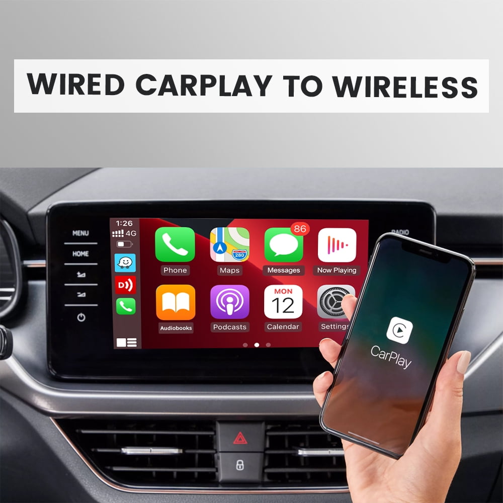 Car Navigation Box Wireless AI Box for Wired Carplay Android Auto (2air ...